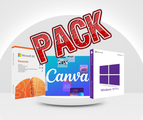 Pack Windows 10 Pro+ Canva+Office 365 - digitalproduct